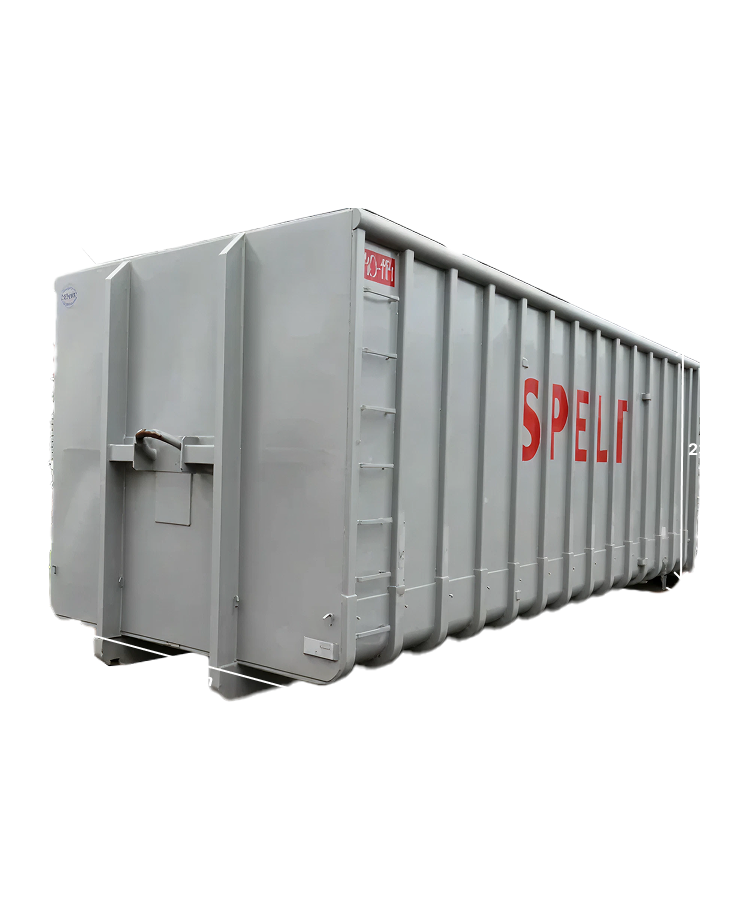 15m³ Haakarmcontainer - Spelt